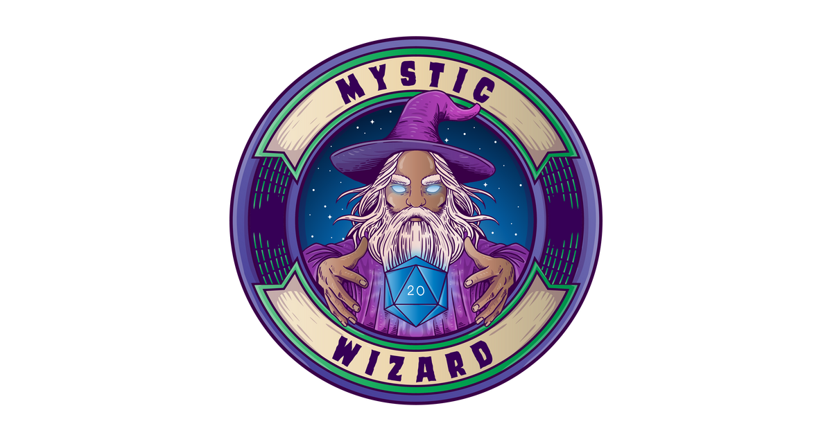 DND Fantasy RPG Clothing Brand – Mystic Wizard